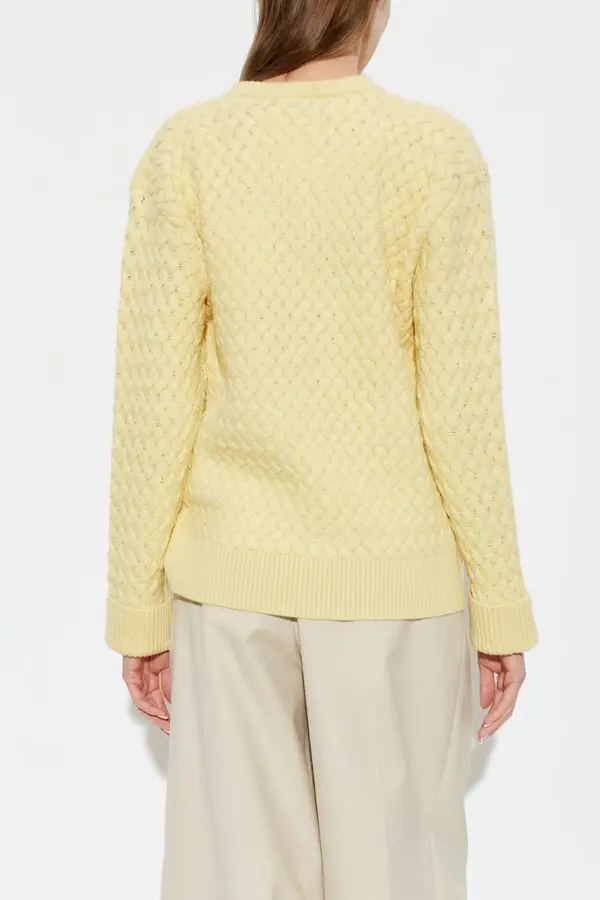Bottega Veneta Wool Sweater With A Crew Neckline
