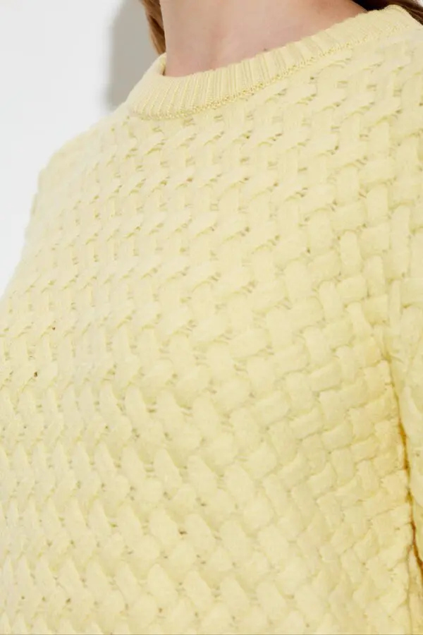 Bottega Veneta Wool Sweater With A Crew Neckline