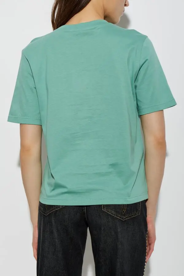 Versace T-shirt With Shimmering Crystals