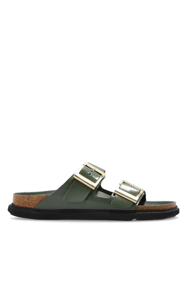 BIRKENSTOCK Arizona Droplet Buckle Cupsole’ Slides - Green