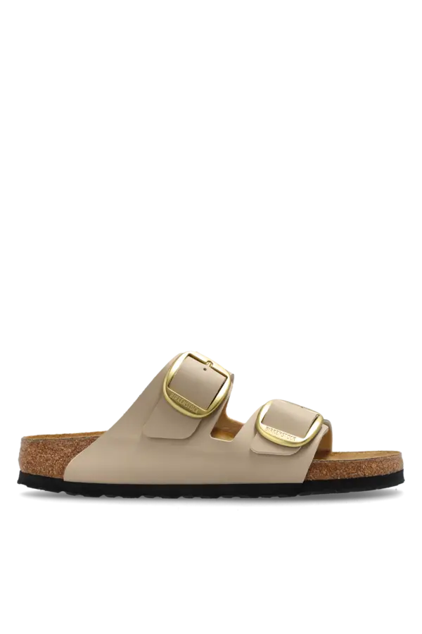 BIRKENSTOCK Arizona Big Buckle’ Slides - Beige