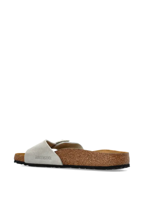 BIRKENSTOCK Madrid Cushion Buckle Suede’ Slides