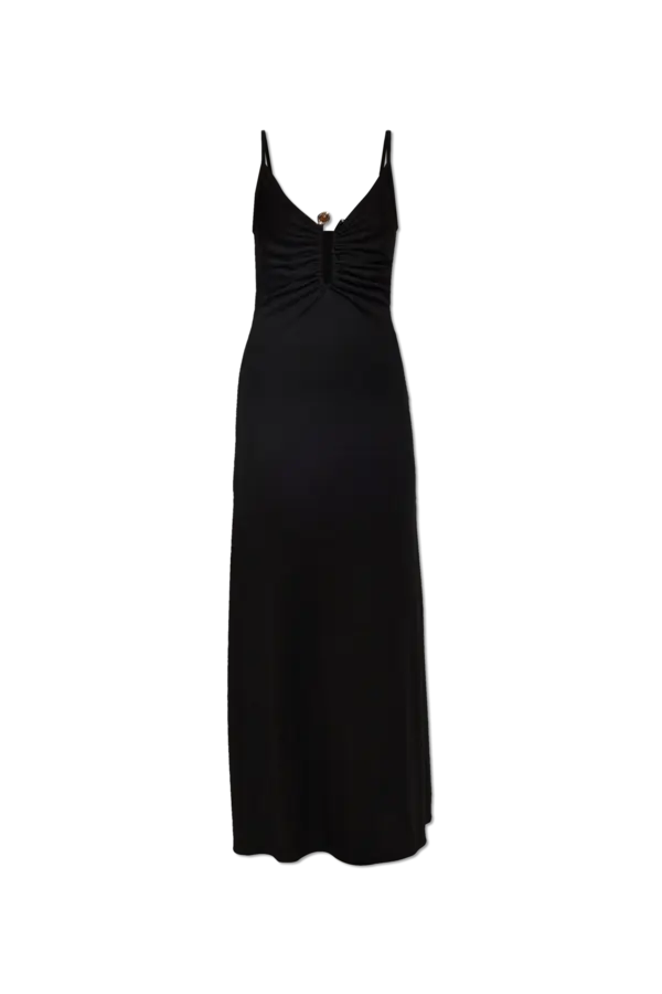 Christopher Esber Droplet Crystal Clasp Cami’ Dress - Black