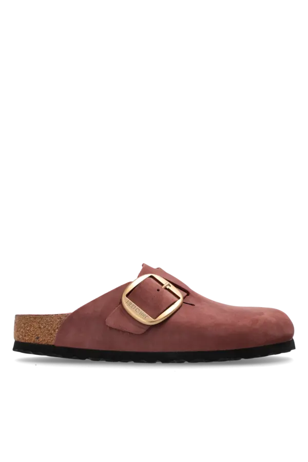 BIRKENSTOCK Boston Big Buckle' Slides - Pink