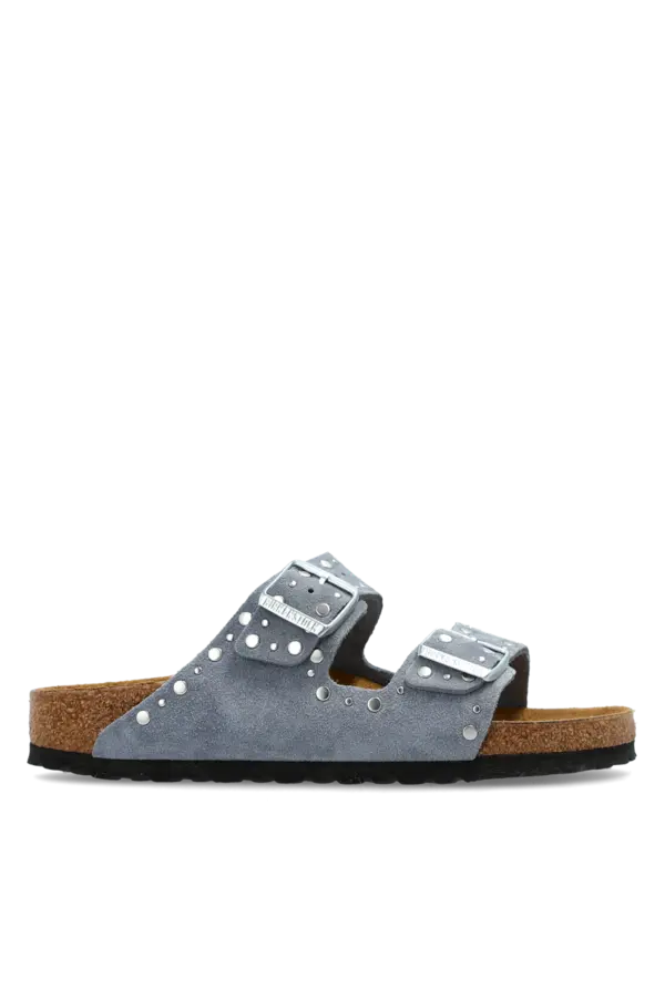 BIRKENSTOCK Arizona Rivet Border’ Slides - Blue