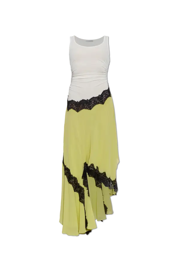 Christopher Esber Dress With Lace Insert - Green