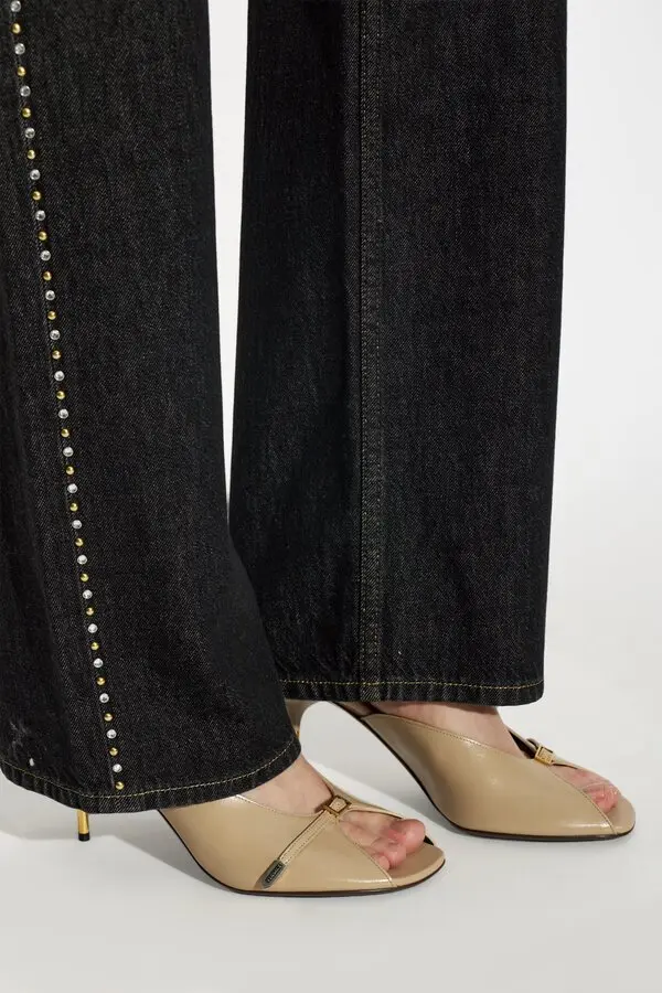 Versace Heeled Mules "nyx