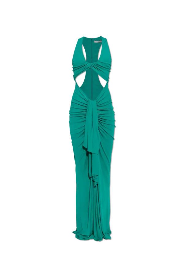 Christopher Esber Vivenda Drape Front" Dress - Green