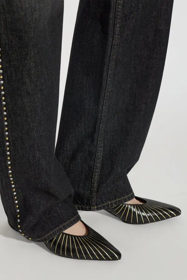 Versace Heeled Mules