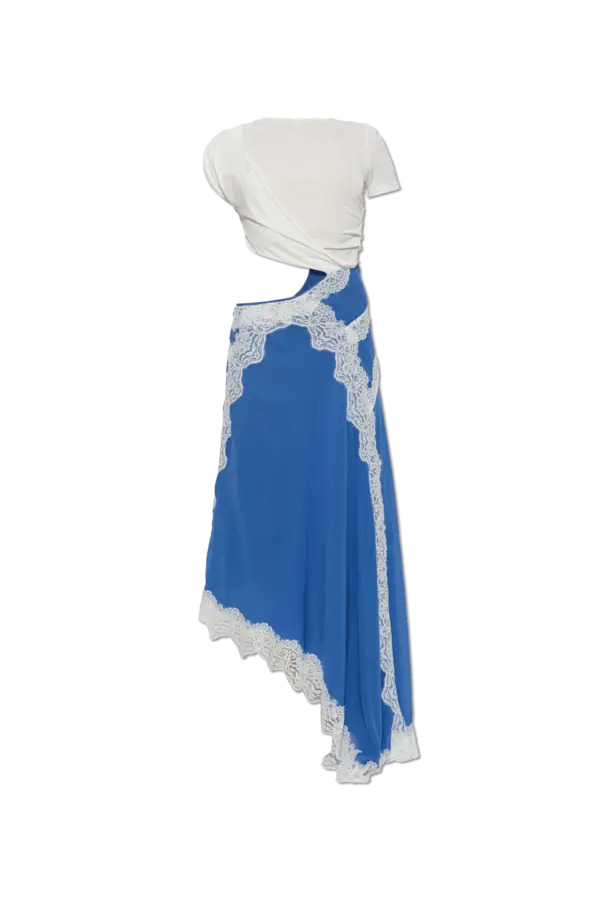 Christopher Esber Verve Twisted Tee' Dress - Blue