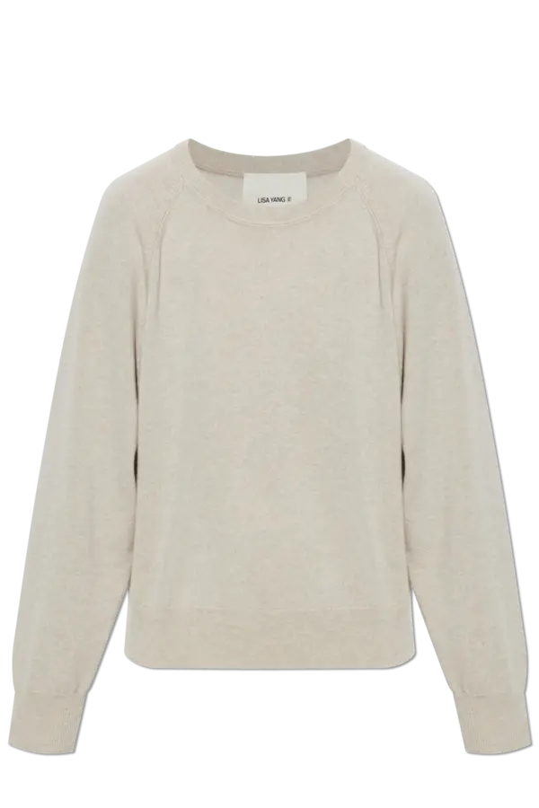 LISA YANG Cambie’ Cashmere Sweater - Cream