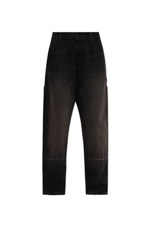 Carhartt Work In Progress Jeans "brand Double Kbee - Black