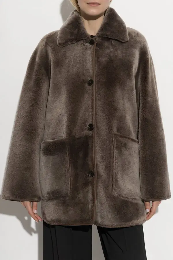ARMA Reversible Shearling Coat - Brown