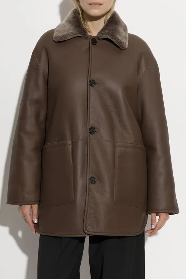 ARMA Reversible Shearling Coat - Brown