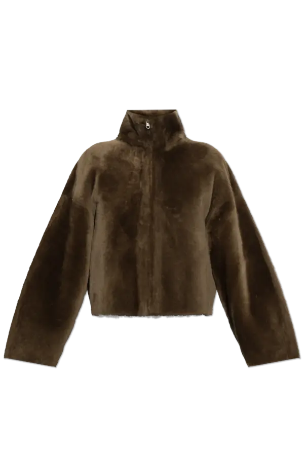 ARMA Reversible Shearling And Nubuck Leather Jacket - Brown