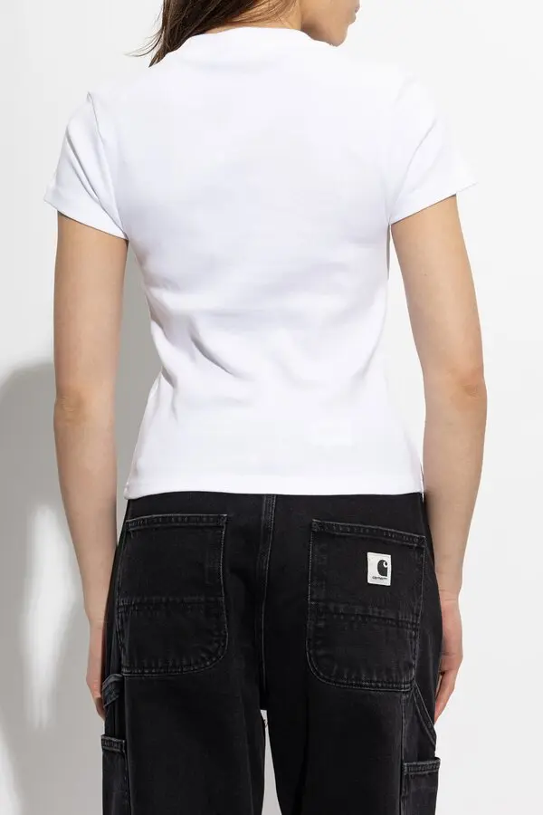 Carhartt Work In Progress T-shirt "small Heart Patch
