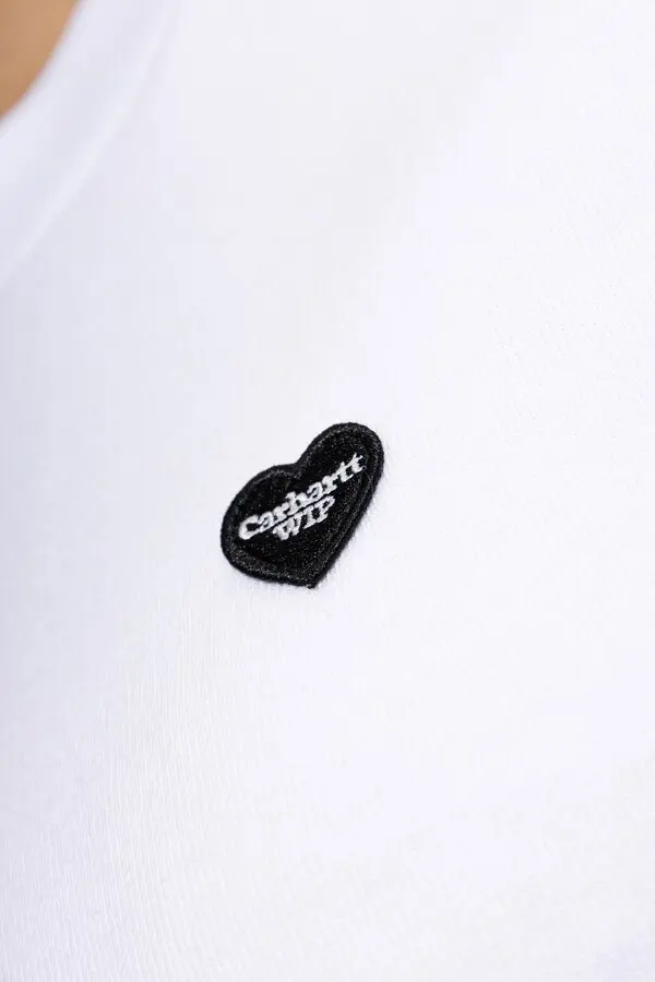 Carhartt Work In Progress T-shirt "small Heart Patch