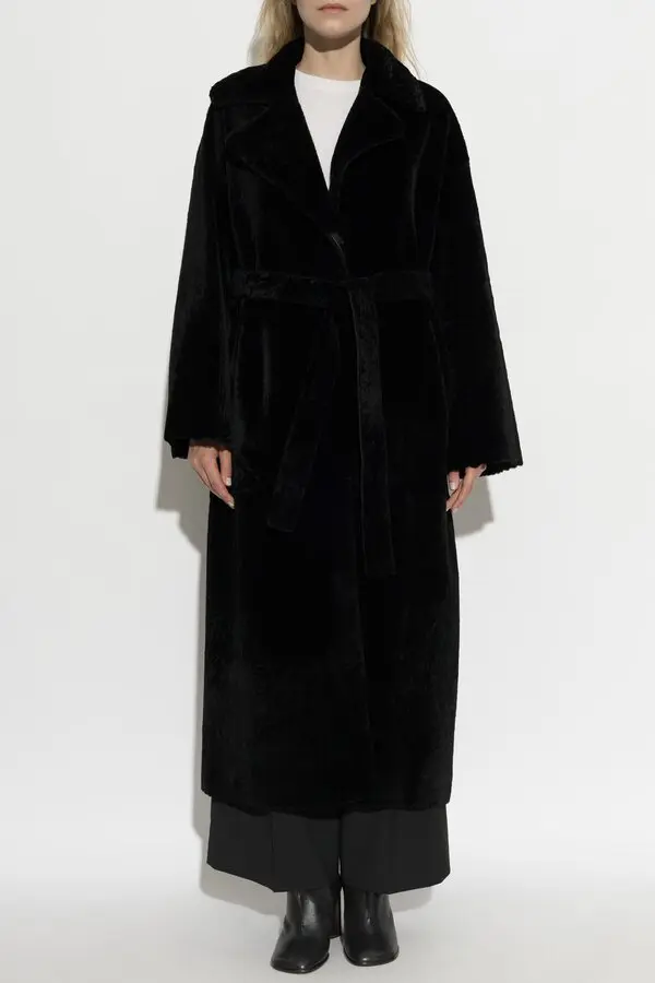 ARMA Rien" Reversible Leather And Fur Coat