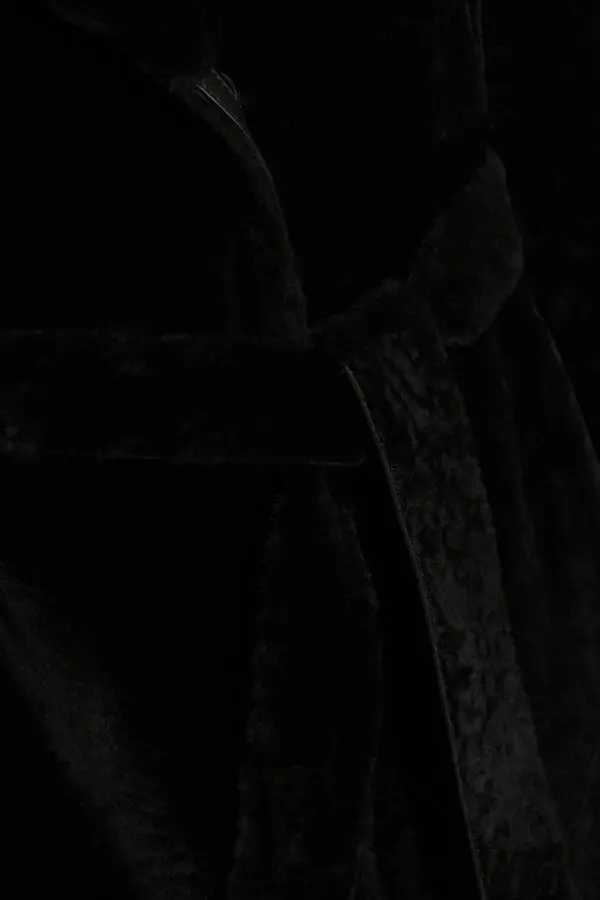 ARMA Rien" Reversible Leather And Fur Coat