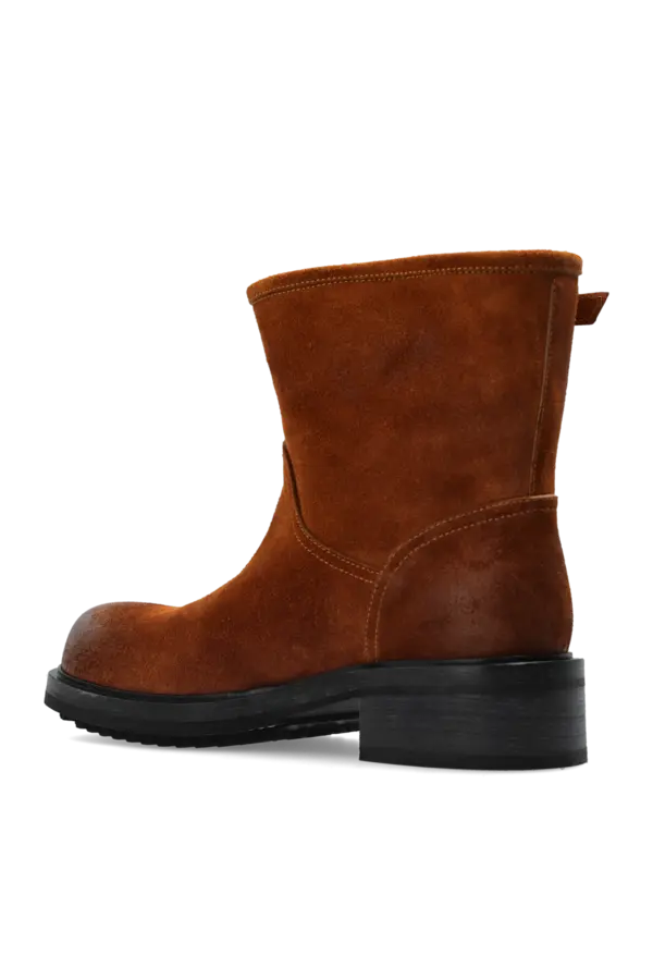 Versace Suede Ankle Boots