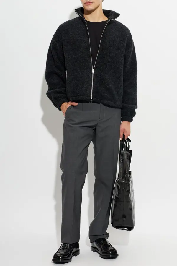 JIL SANDER Wool Jacket With Stand-up Collar