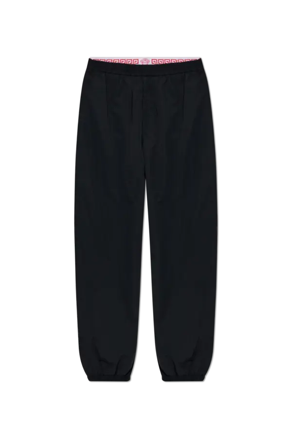 Versace Nylon Pants - Black