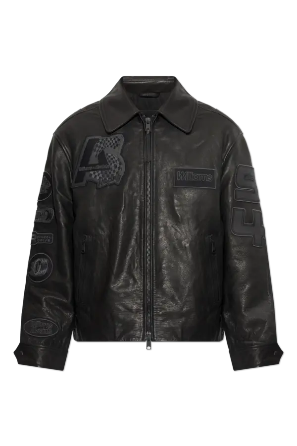 ALLSAINTS Leather Jacket ‘garrison - Black