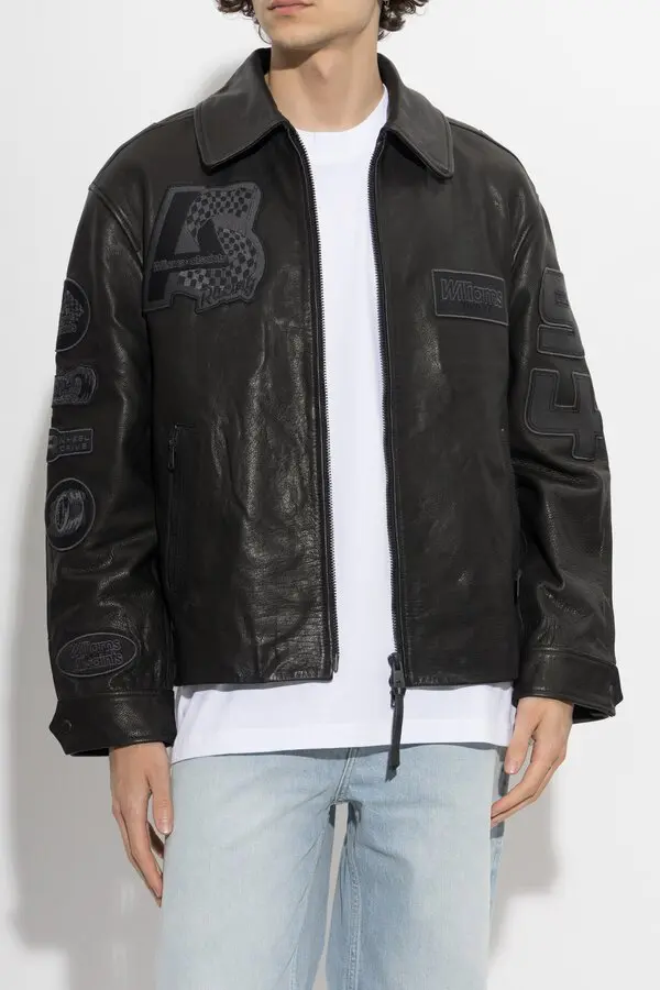 ALLSAINTS Leather Jacket ‘garrison