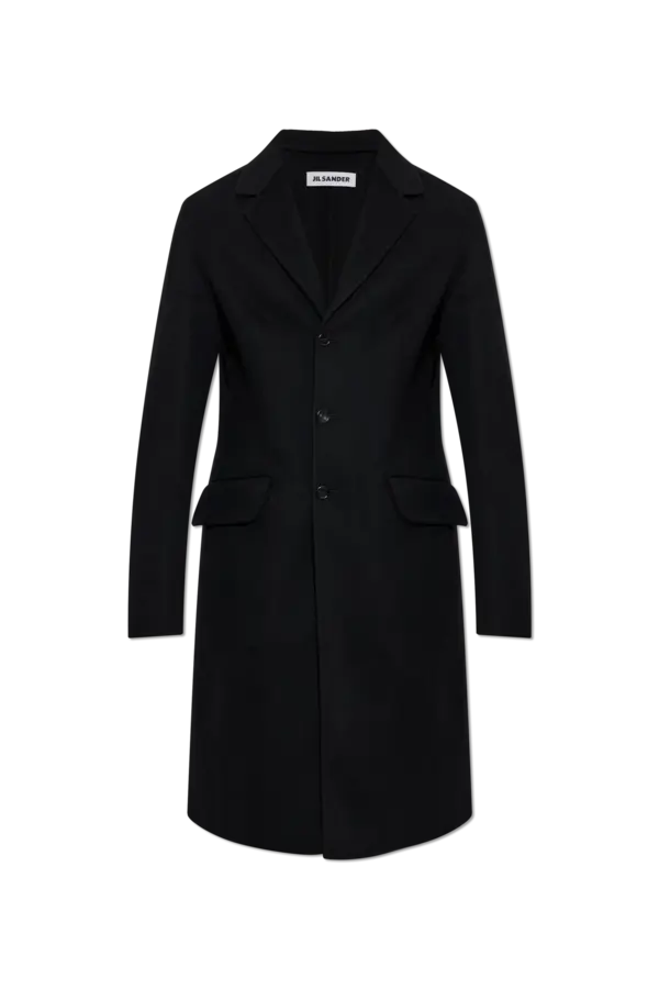 JIL SANDER Wool Coat With Single Vent