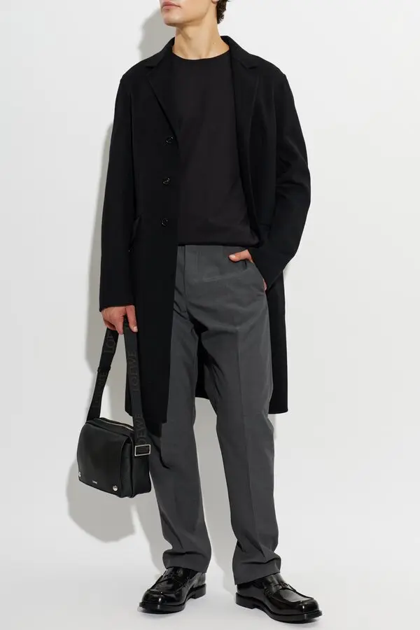 JIL SANDER Wool Coat With Single Vent