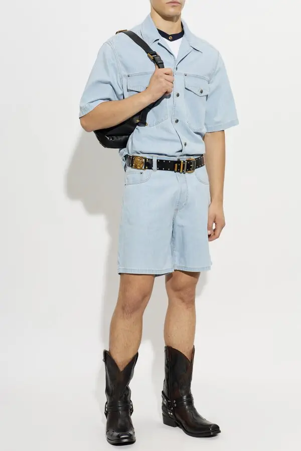 Versace Sylvester Cowboy Boots