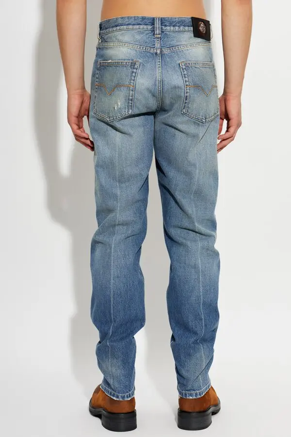 Versace Jeans With A 'vintage' Effect
