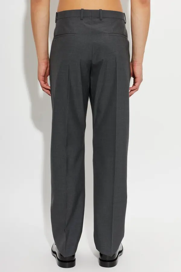 JIL SANDER Wool Pleated Trousers