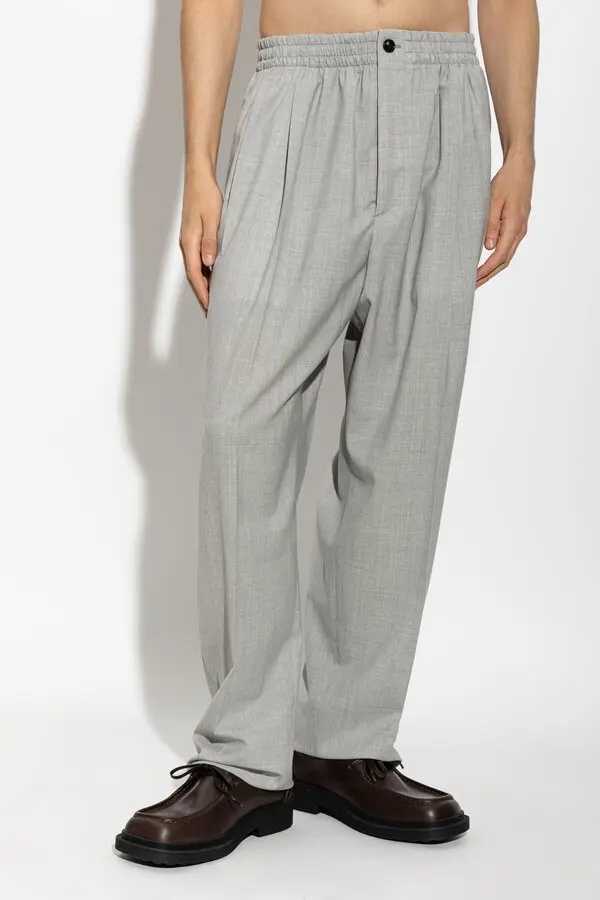 Bottega Veneta Wool Pleated Trousers