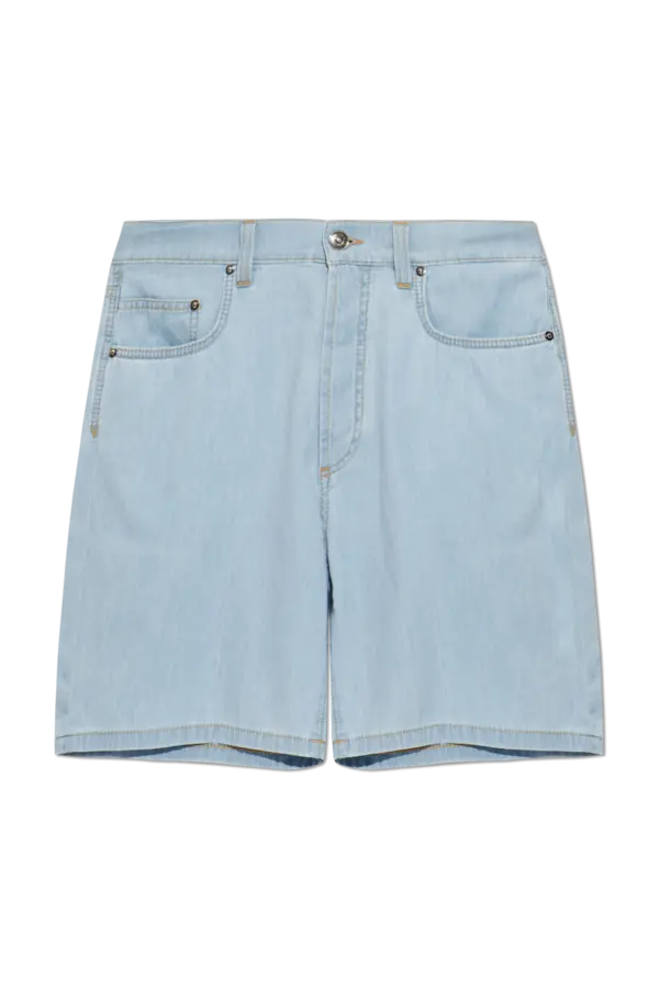 Versace Denim Shorts - Light Blue