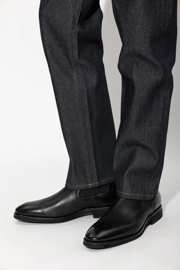 TOM FORD Leather Ankle Boots
