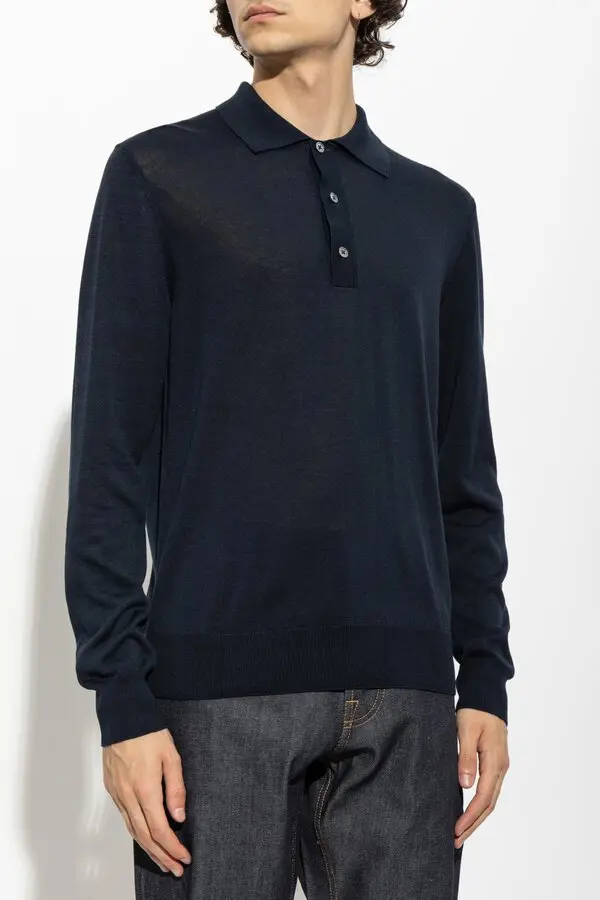 TOM FORD Long Sleeve Polo