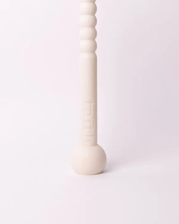 TAITH Tata Swirly Table Candle - Cream