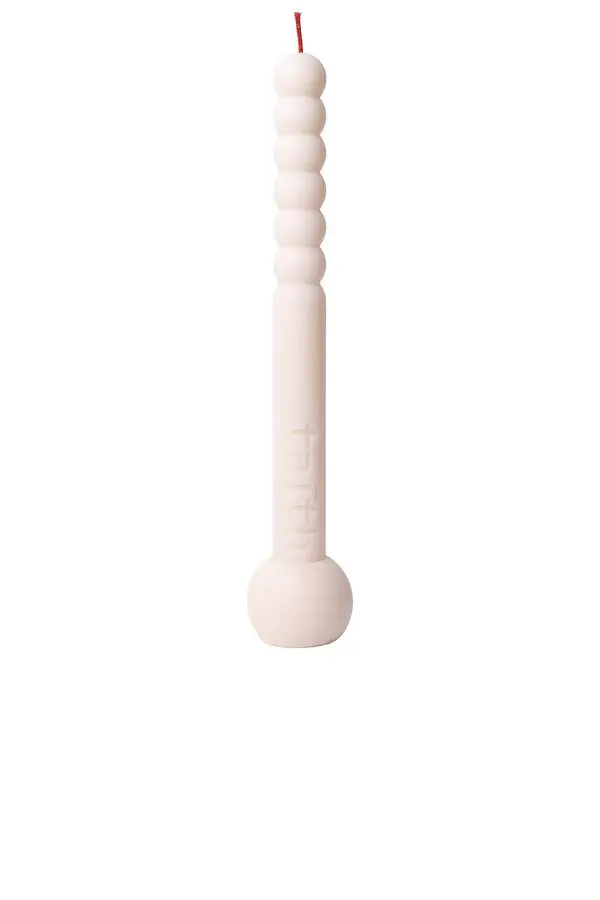 TAITH Tata Swirly Table Candle - Cream