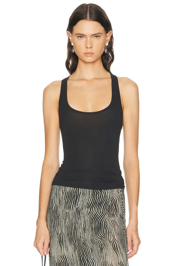 GRLFRND Essential Racerback Tank - Black