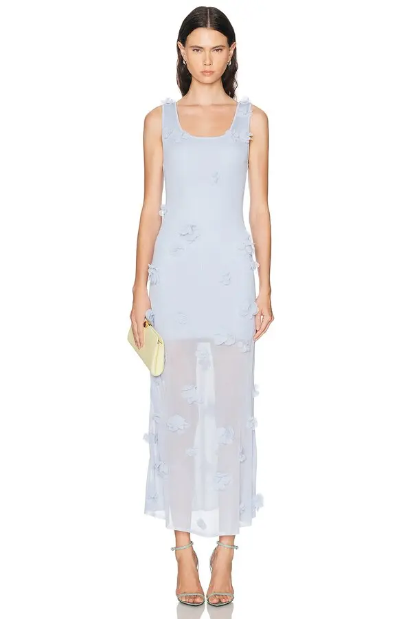 Simkhai Ivi Midi Dress - Periwinkle Sky
