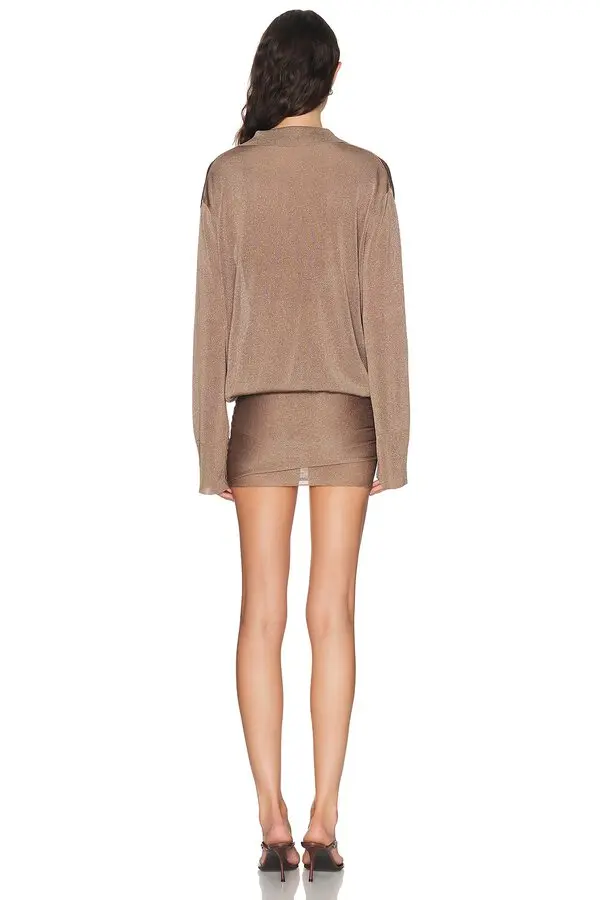 AYA MUSE Solin Dress In Brown
