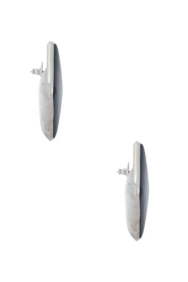 Givenchy Sculpted Asymmetric Leather Earrings