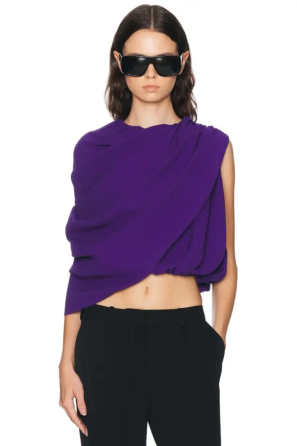 Balenciaga Cape Top - Purple