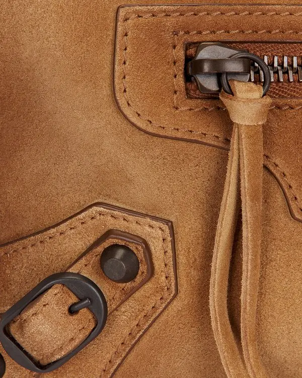 Balenciaga Le City Mini Moto Bag - Camel