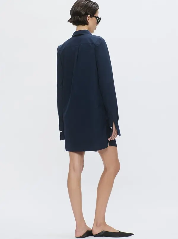 CALLAS MILANO Mattia Embroidered Shirt Dress