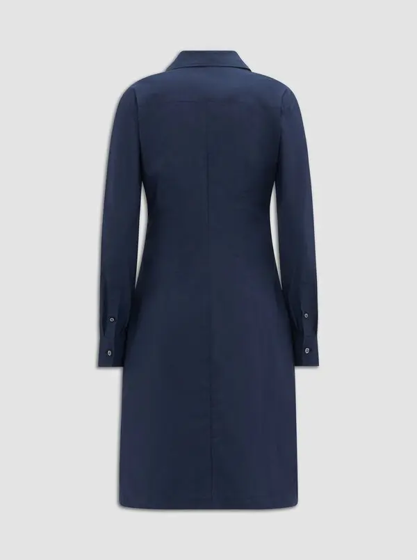 CALLAS MILANO Marrakech Button-front Shirt Dress - Navy