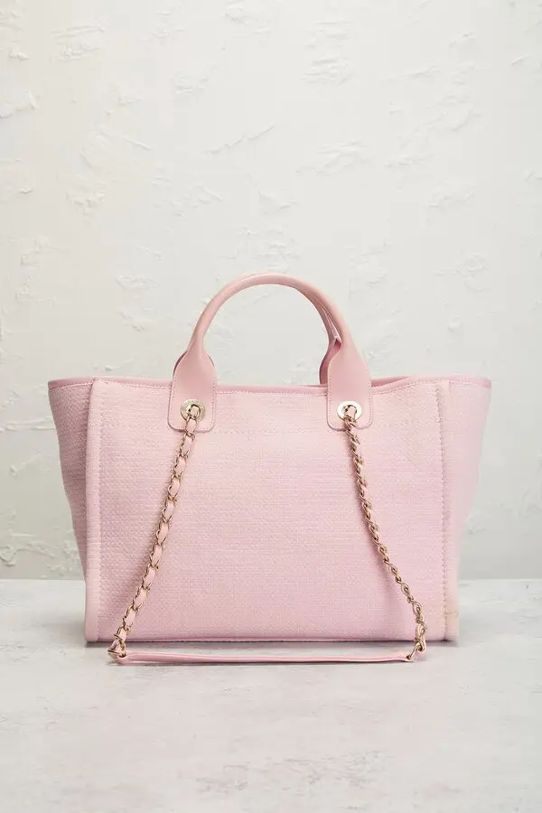Chanel Deauville Tote Bag - Pink