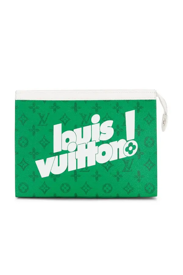 LOUIS VUITTON Vintage Monogram Everyday Pochette Voyage Mm Pouch - Green