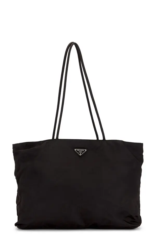 Prada Tessuto Tote Bag - Black
